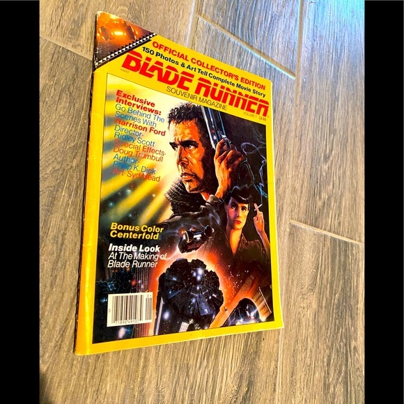 Other | Blade Runner Souvenir Magazine Collectors Edition Volume 1 1982 ...